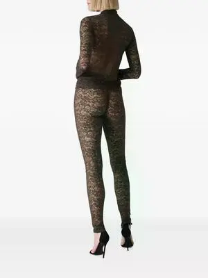Vera Wang Frances Stretch-lace Trousers