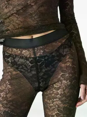 Vera Wang Frances Stretch-lace Trousers