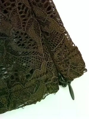 Vera Wang Stretch Lace Trousers - Brown