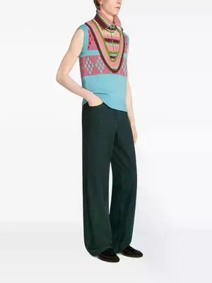 Dries Van Noten Loose Overdyed Pants