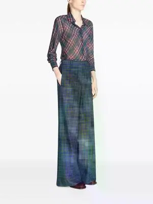 Dries Van Noten Wide-leg Cotton Pants