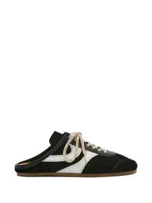 Dries Van Noten Suede-stripe Sneakers Mules