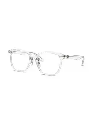 Ray-ban Transparent Square-frame Glasses