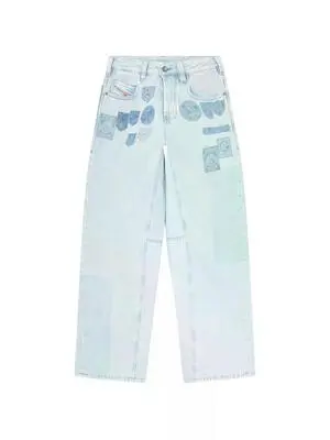 DIESEL® Relaxed Fit Jeans With Wide Legs