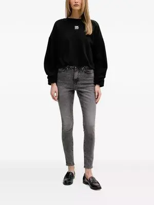 Dkny Acid-wash Skinny-cut Jeans