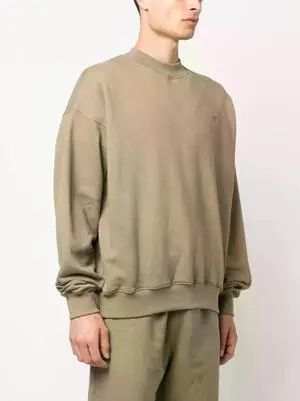 Off-White Logo-embroidered Cotton Sweatshirt