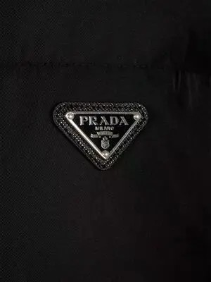 Prada Belted Hooded Puffer Coat