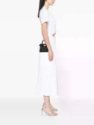 Fendi Nano Zucca Chenille Peekaboo Satchel