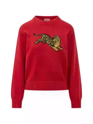 Kenzo Jumping Tiger Cotton Wool Sweater