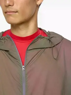 AMOMENTO Raglan-sleeve Hooded Jacket