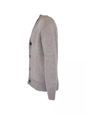 CRUCIANI Button-fastening Ribbed-trim Cardigan