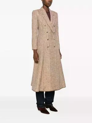 DE SANTIS Peak-lapel Double-breasted Coat