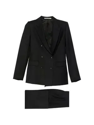 Tagliatore Double-breasted Suit - Black