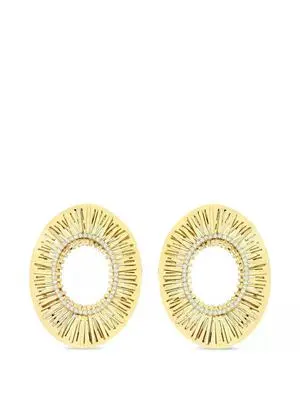 CAROL KAUFFMANN Large Explosion Diamond Earrings