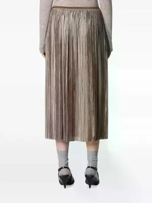 ROBERTO COLLINA Pleated Midi Skirt