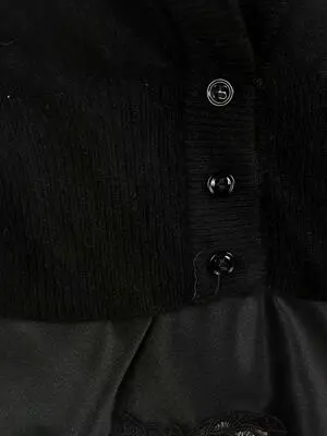 Ermanno Scervino Lace-trim Layered Cardigan