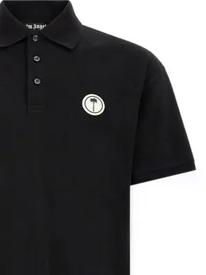 Palm Angels Logo-patch Polo Shirt