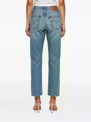LEVI'S 501 Logo-patch Straight-leg Jeans