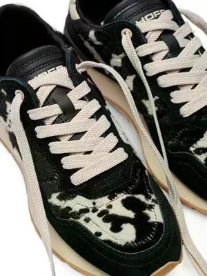 HOFF City Animal-print Suede-panelled Sneakers - Black