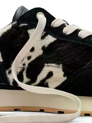 HOFF City Animal-print Suede Panelled Sneakers - Black