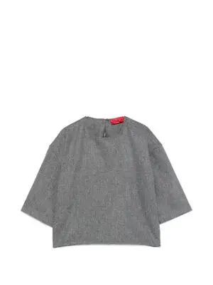 THELATEST Dulce Round-neck Top - Grey