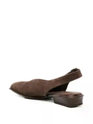 SERGIO MORETTI FIRENZE Buckle-fastening Slingback Loafers