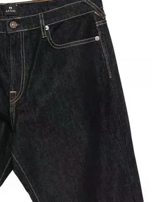 Paul Smith Relaxed-taper Jeans With Contrast Stitching