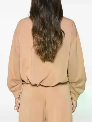 TWINSET Crew Neck Drop Shoulder Sweatshirt