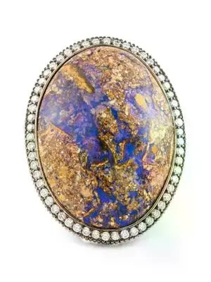 SYLVA & CIE Opal And Diamond Ring