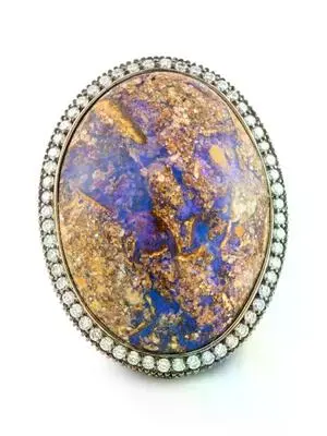 SYLVA & CIE Opal And Diamond Ring - Gold