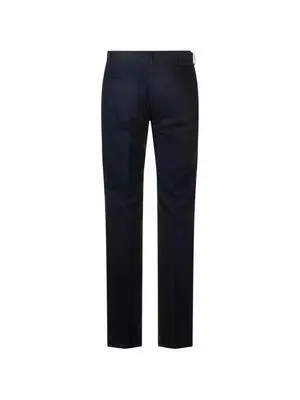 Kiton Logo-patch Straight-leg Trousers