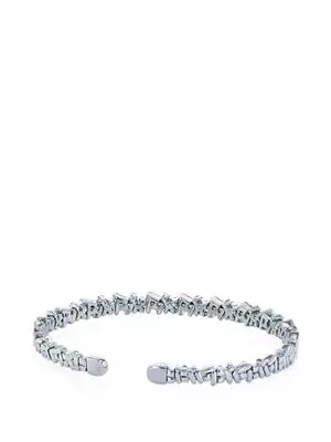 SUZANNE KALAN Diamond Bangle Bracelet - Silver