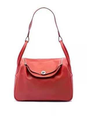 Hermès 2012 Swift Lindy 34 Satchel - Red