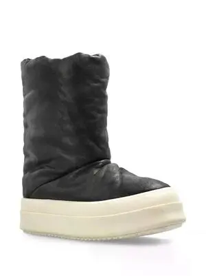 Rick Owens Mega Bumper Lunar Leather Ankle Boots