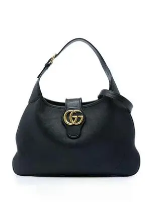 Gucci 2016-2026 Medium Leather Aphrodite Crossbody Bag - Black