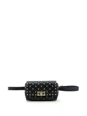 Valentino Garavani 2000-2017 Lambskin Rockstud Spike Belt Bag