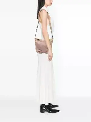Gucci 2016-2026 Gg Canvas Lovely Crossbody Bag - Pink