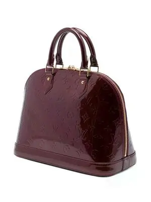 LOUIS VUITTON 2011 Monogram Vernis Alma Pm Handbag