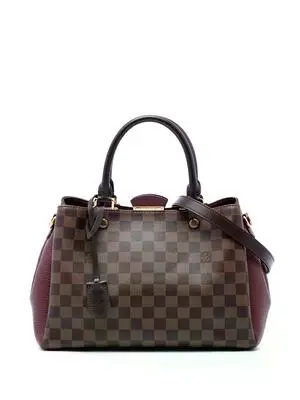 LOUIS VUITTON 2018 Damier Ebene Brittany Satchel