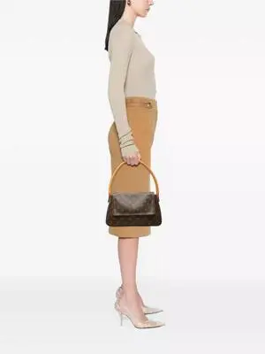 LOUIS VUITTON 2003 Monogram Mini Looping Shoulder Bag - Brown