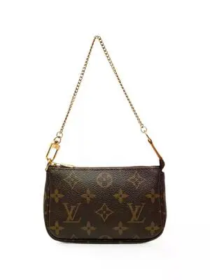 LOUIS VUITTON 2004 Monogram Mini Pochette Accessoires Handbag