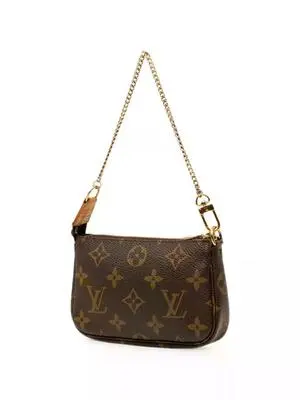 LOUIS VUITTON 2004 Monogram Mini Pochette Accessoires Handbag