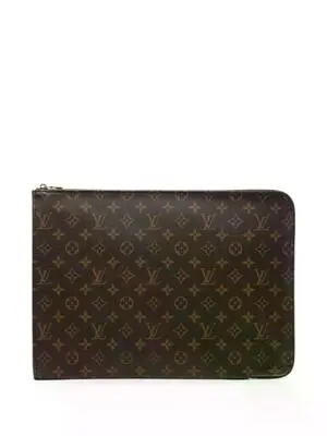 LOUIS VUITTON 2007 Monogram Poche Documents Portfolio Business Bag