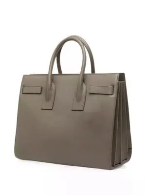 Saint Laurent 2014 Small Leather Sac De Jour Satchel