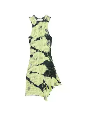 DAILY PAPER Xois Tie-dye Crochet Dress - Green
