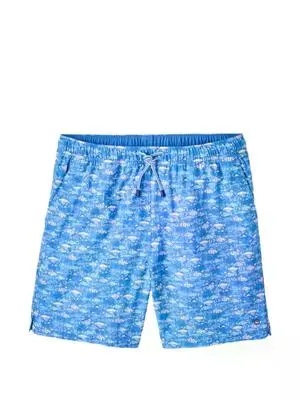 Peter Millar Printed Drawstring Swim Shorts
