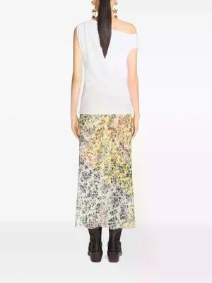 Dries Van Noten Off-shoulder Jersey Top