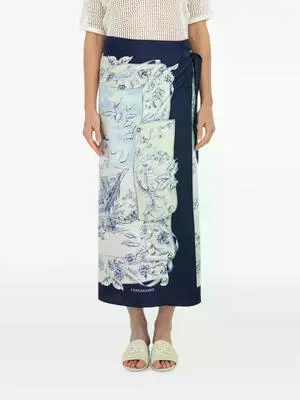 FERRAGAMO Voyage-print Silk Sarong