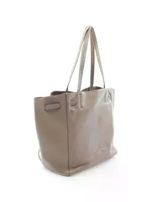 Celine 2010-2026 Small Leather Phantom Cabas Tote Bag - Neutrals
