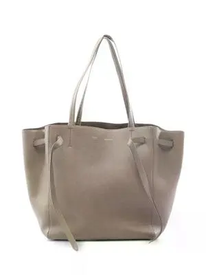 Celine Small Leather Phantom Cabas Tote Bag - Neutrals